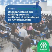 Unespar estreia em ranking internacional entre as melhores universidades da América Latina ...